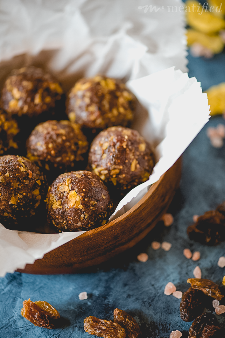 Sweet & Salted Energy Balls - meatified